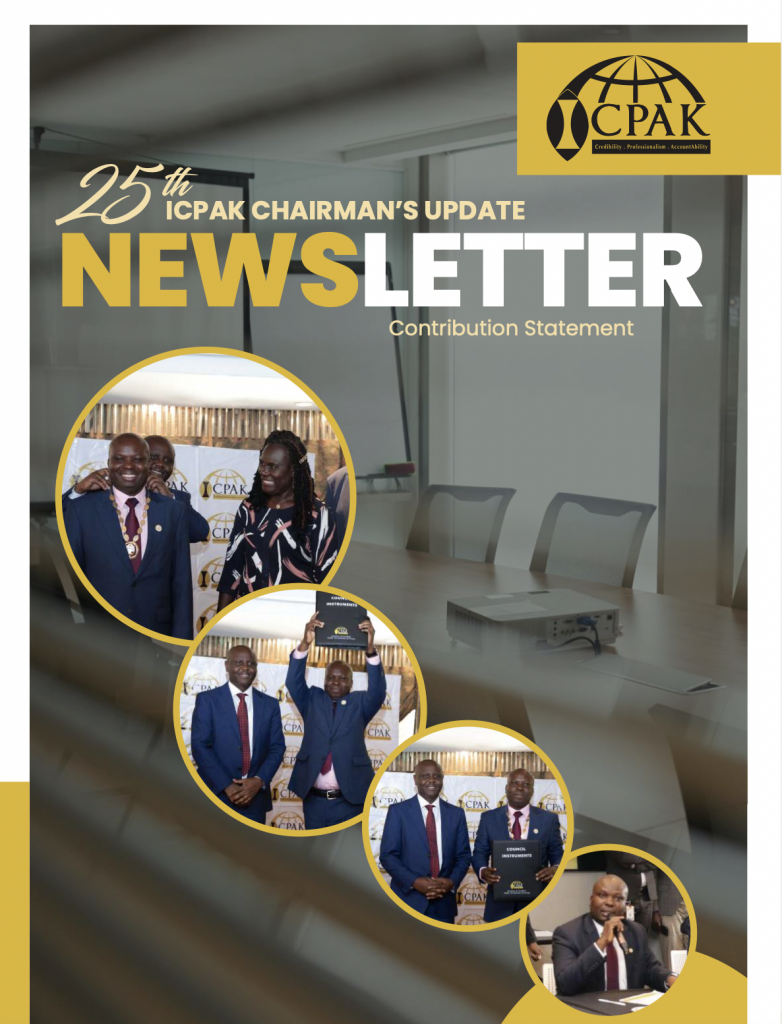 25th ICPAK Chairman's Update| Newsletter Contribution Statement - ICPAK